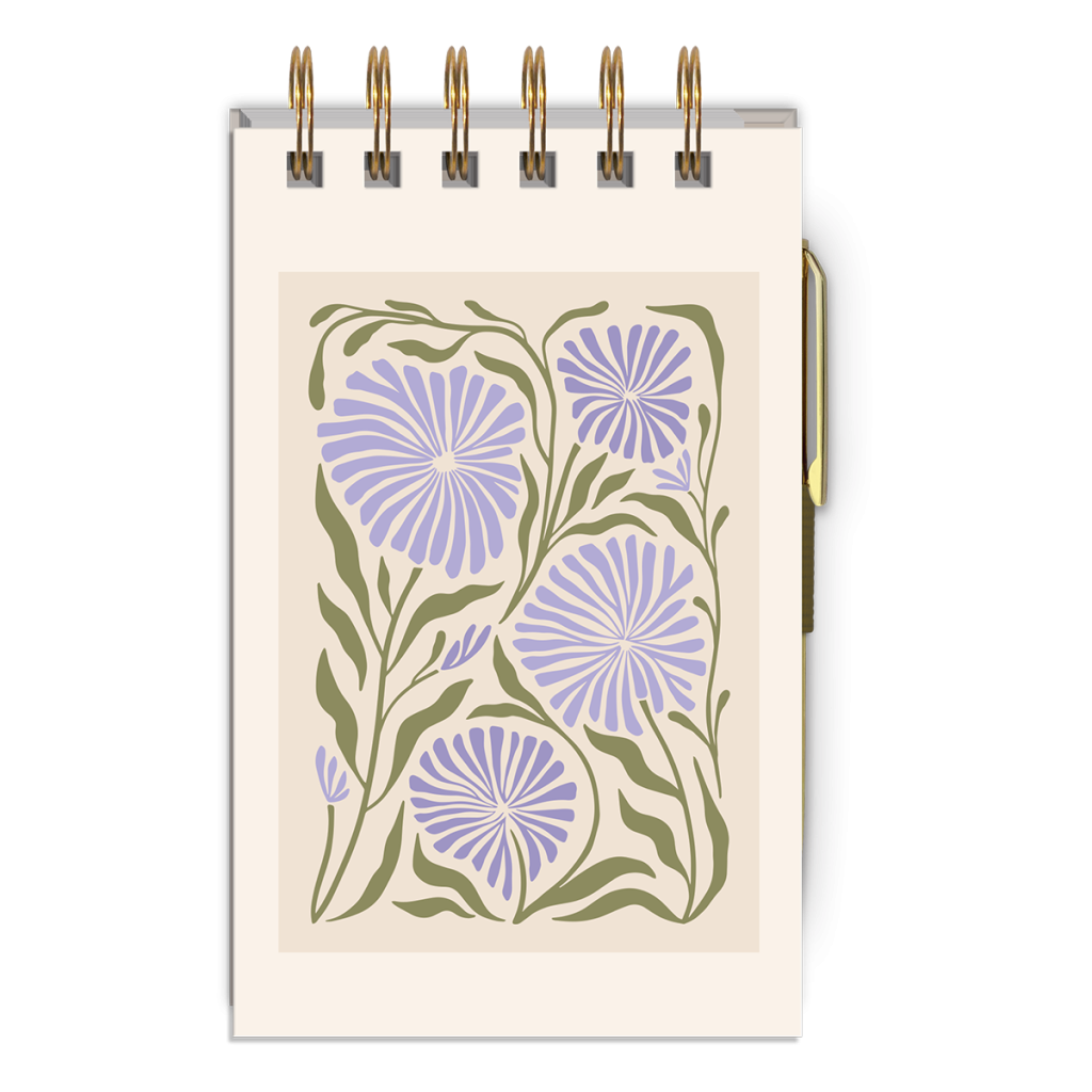 Flower Market Allium Jotter Notepad - Lady Jayne