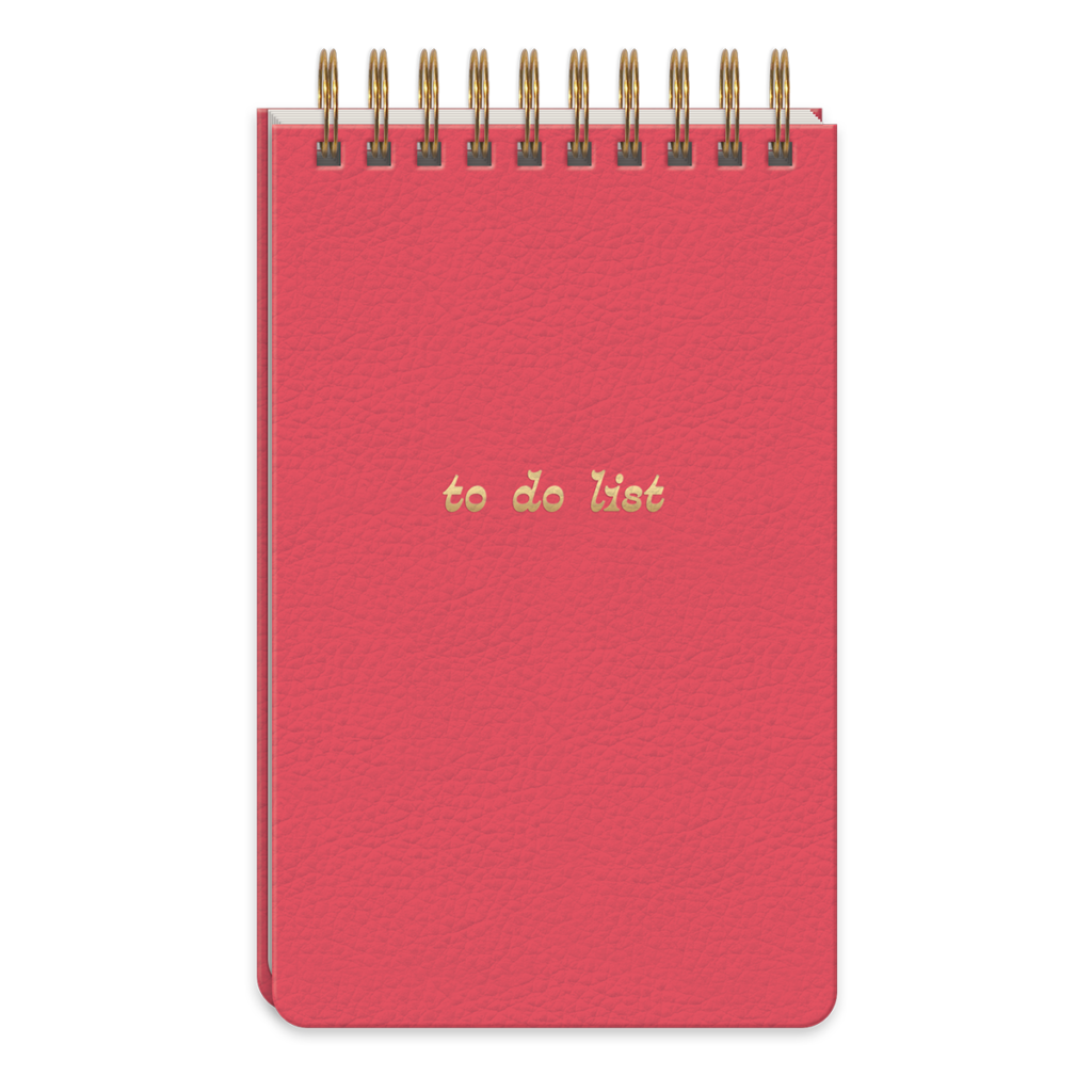 Hazy Coral Spiral Notepad - Lady Jayne