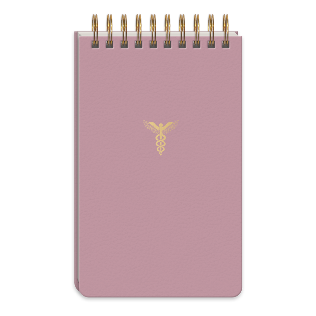 Nurse Icons Caduceus Spiral Notepad - Lady Jayne